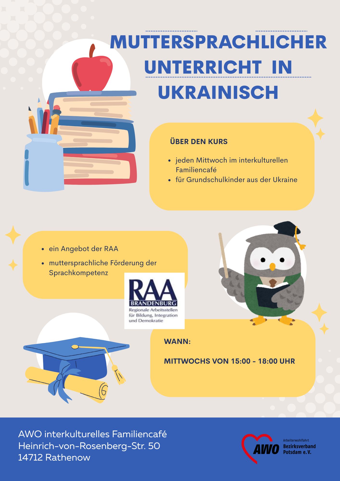 muttersprachlicher Ukrainisch-Unterricht | AWO Bezirksverband Potsdam e.V.